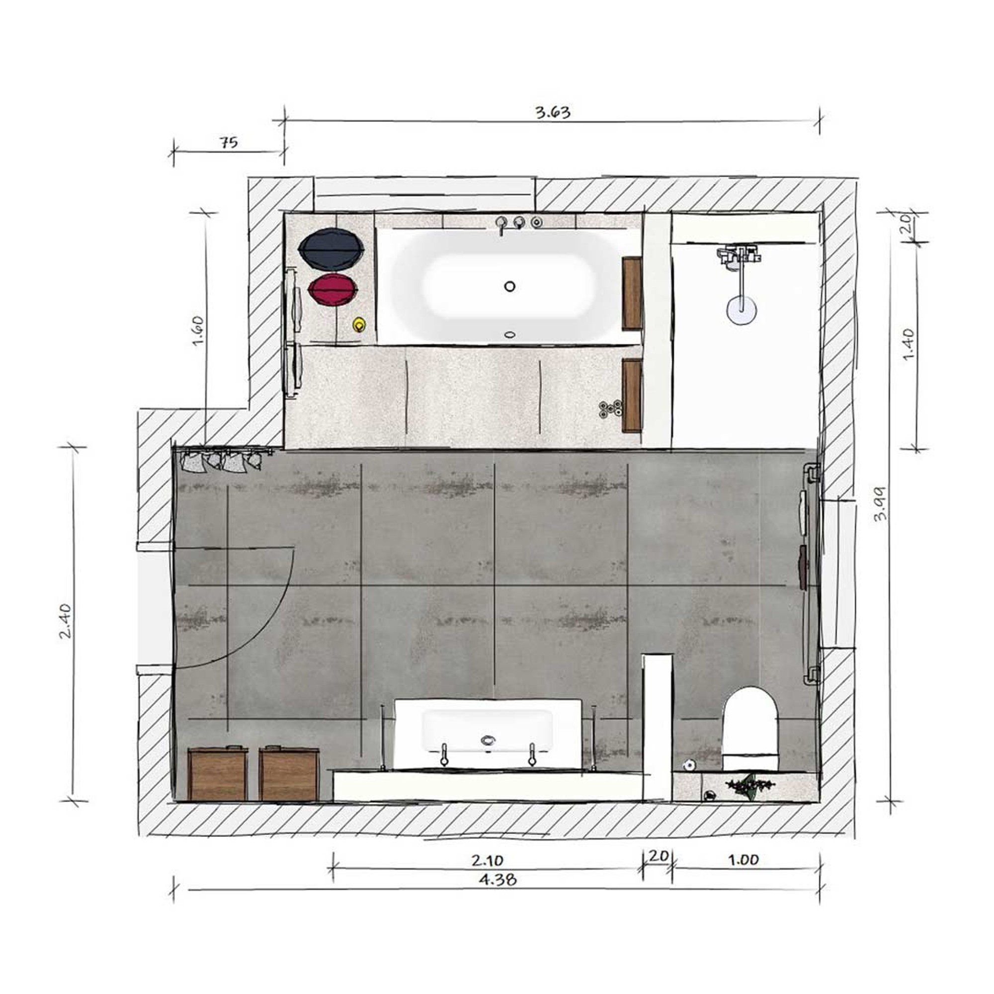 Bathroom with sloping ceiling: planning & use of space | Duravit